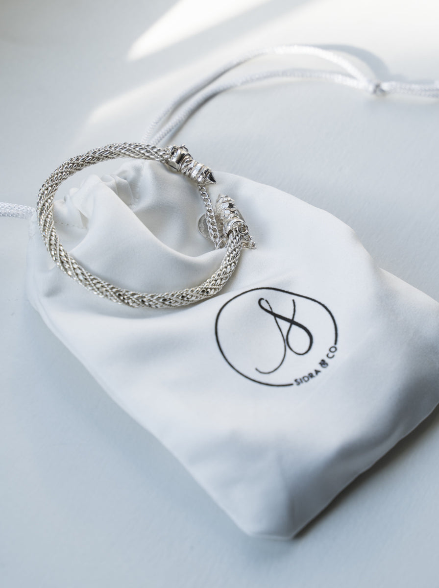 MEENA - PURE SILVER KARA (BRACELET) – Sidra & Co.